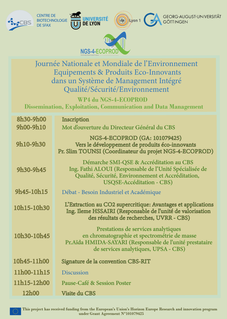 Open Day – NGS-4-ECOPROD